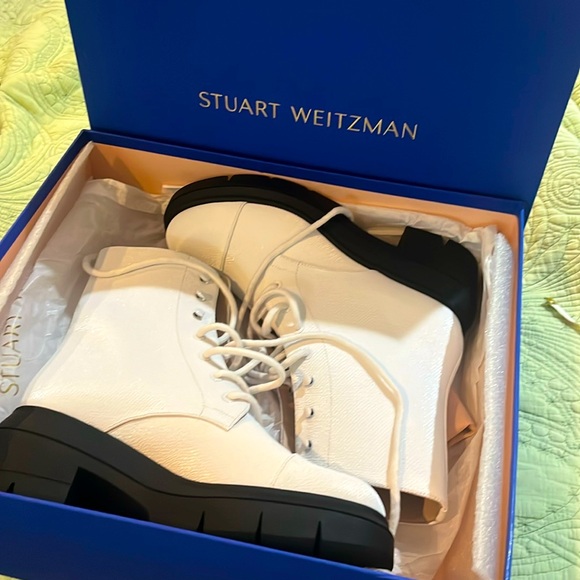 Stuart Weitzman | Shoes | New Inbox Stewart Weitzman White Leather ...